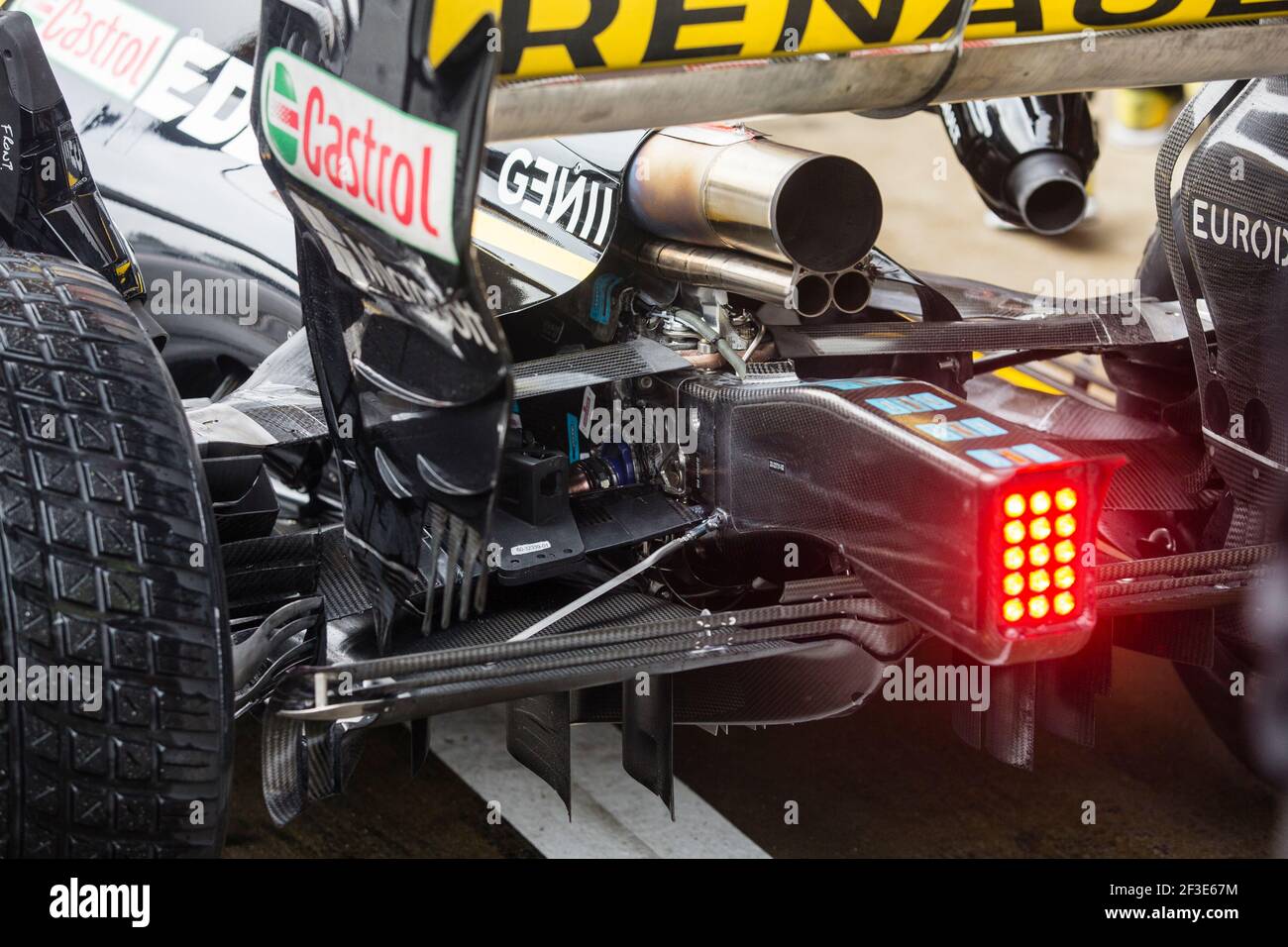 Renault F1 RS18 Renault Sport F1 team, Mechanical rear diffuser detail ...