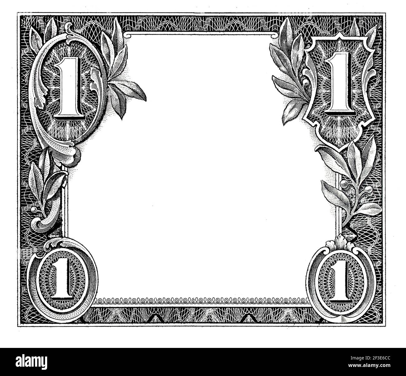 Modified decorative one dollar bill artwork for design purpose Stock ...