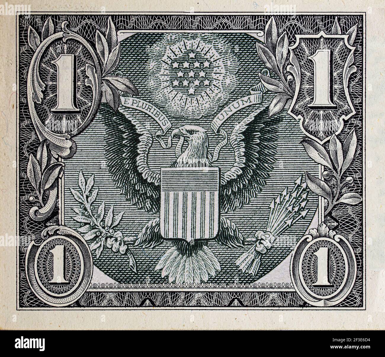 Modified decorative one dollar bill artwork for design purpose Stock ...