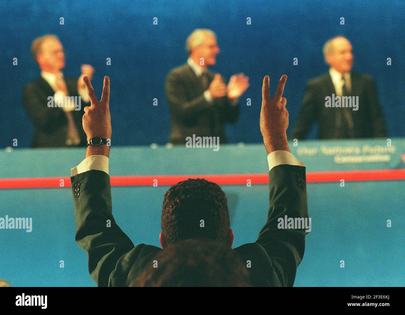 John Major MP Prime Minister on the Top table during the Chairman's ...