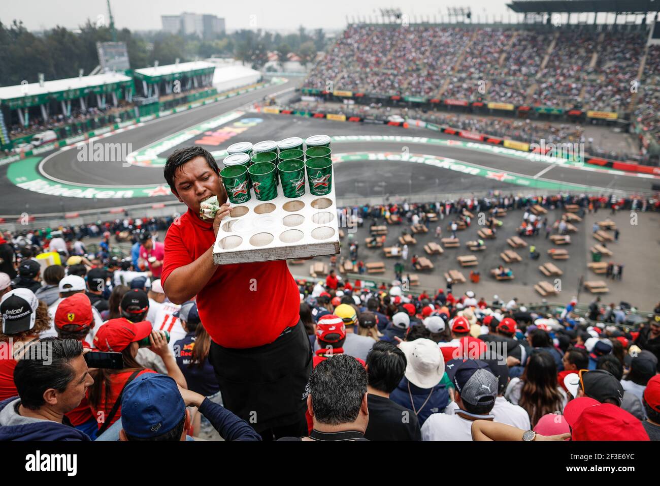 Some grandstand atmosphere during the 2018 Formula One World ...