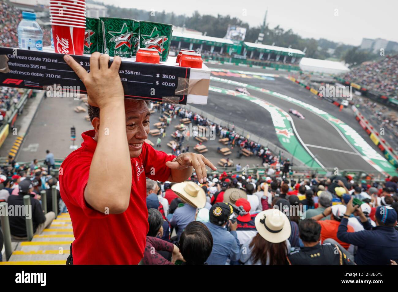 Some grandstand atmosphere during the 2018 Formula One World ...