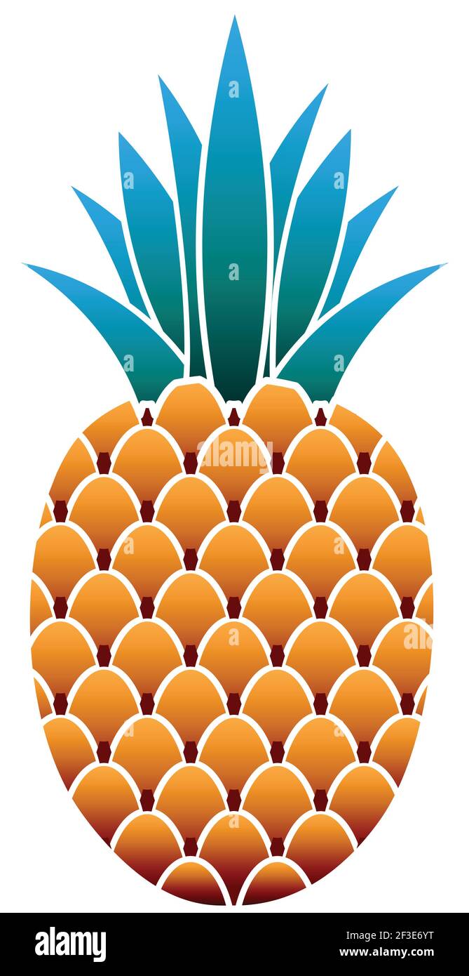 Dessert pineapple icon, cartoon style Stock Vector Image & Art - Alamy