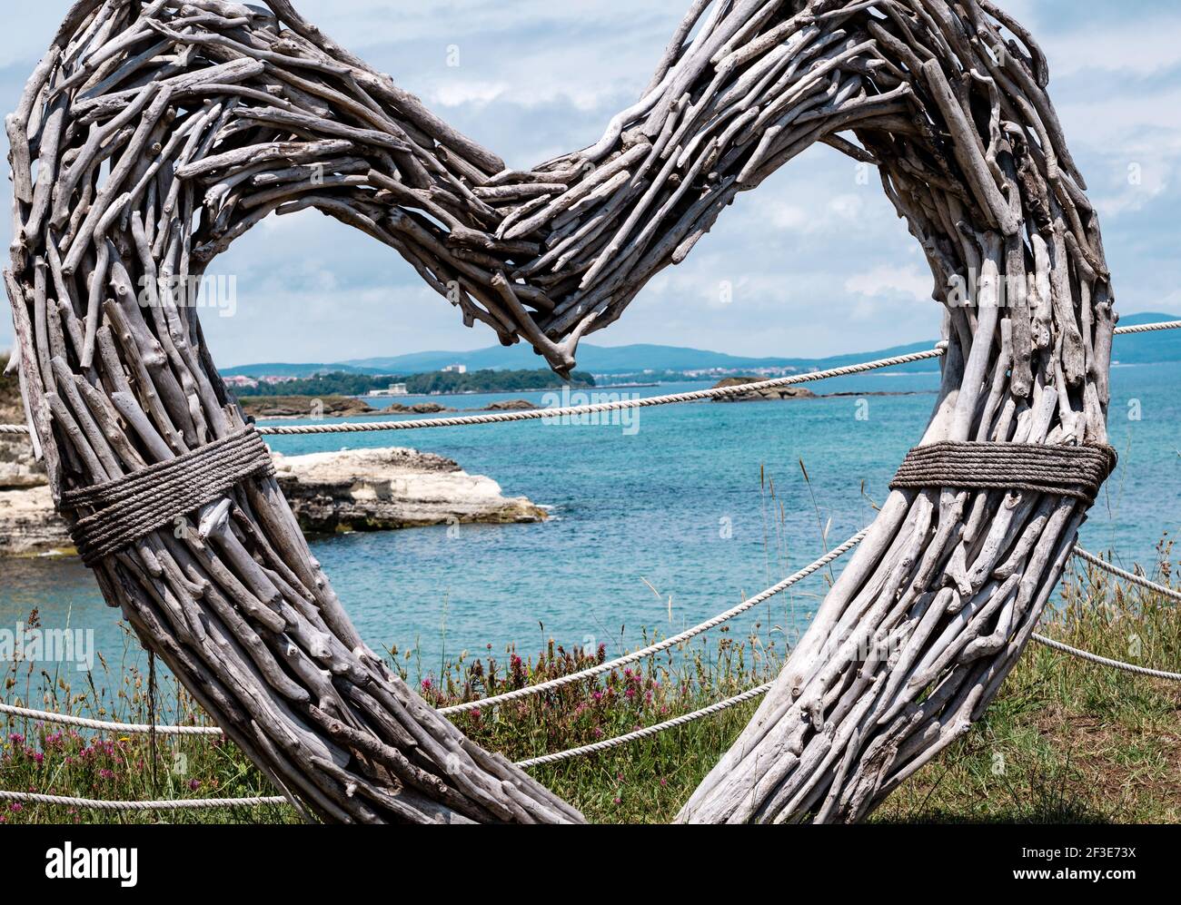 Beautiful heart small sea hi-res stock photography and images - Alamy