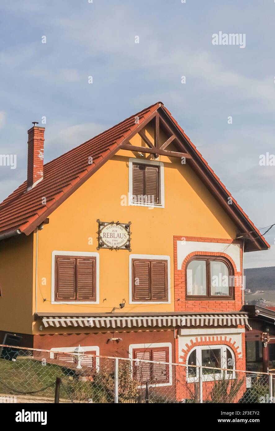 The beautiful house in Heviz village, Hungary Stock Photo - Alamy
