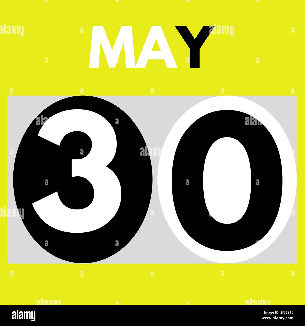 May 30 . Modern daily calendar icon .date ,day, month .calendar for the ...