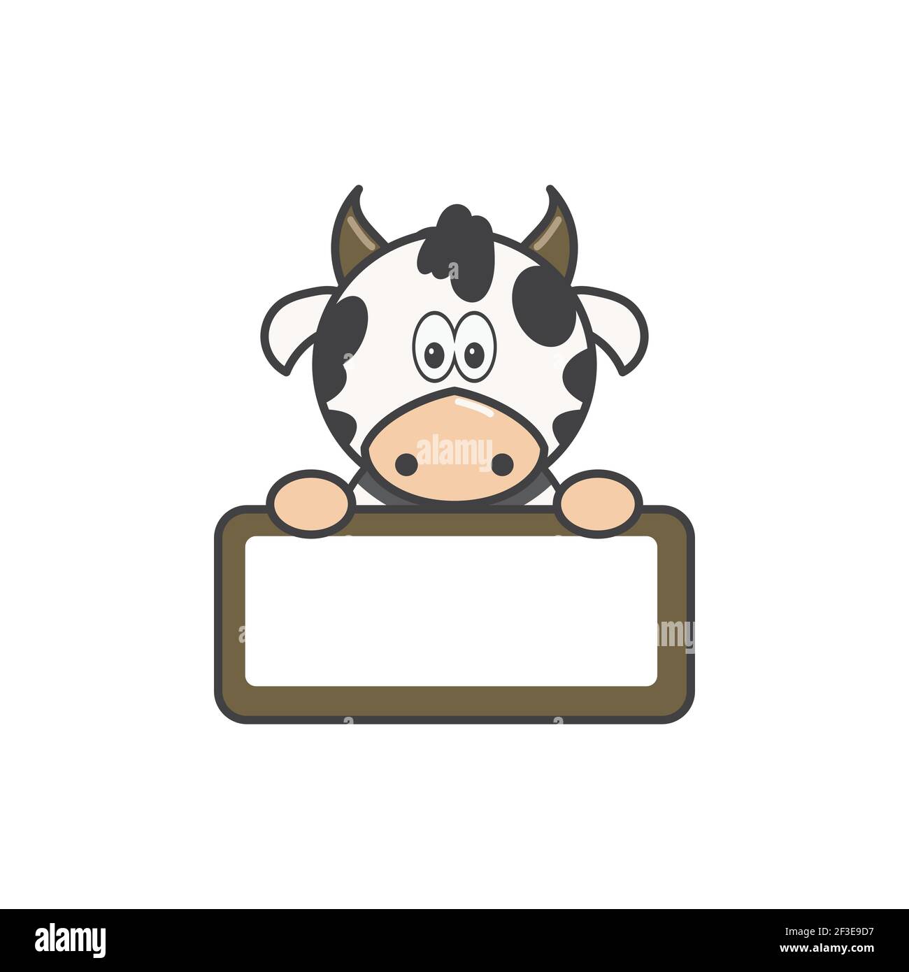 Cow holding Cut Out Stock Images & Pictures - Alamy