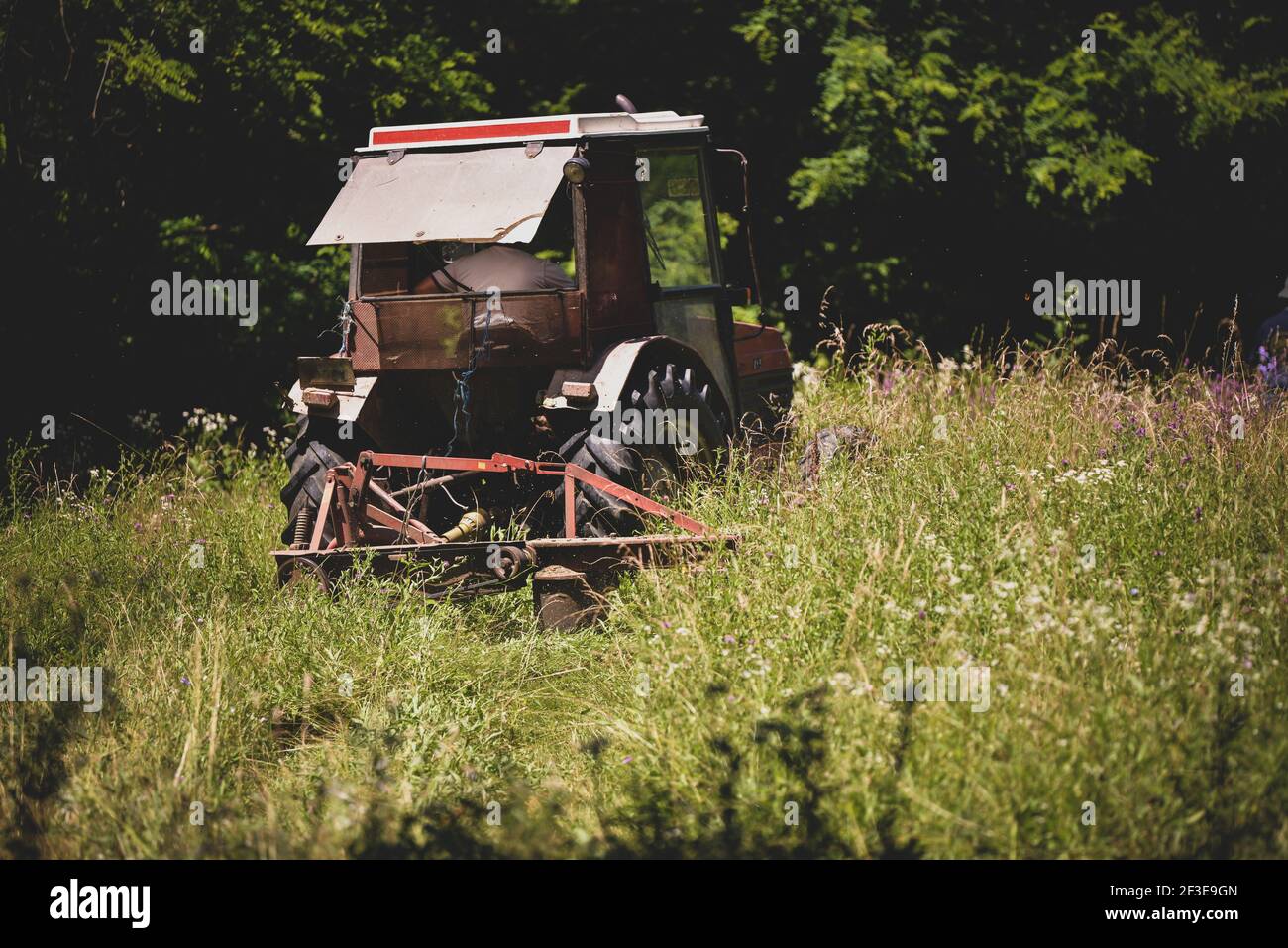 Industrial grass cutting machine hi-res stock photography and images ...
