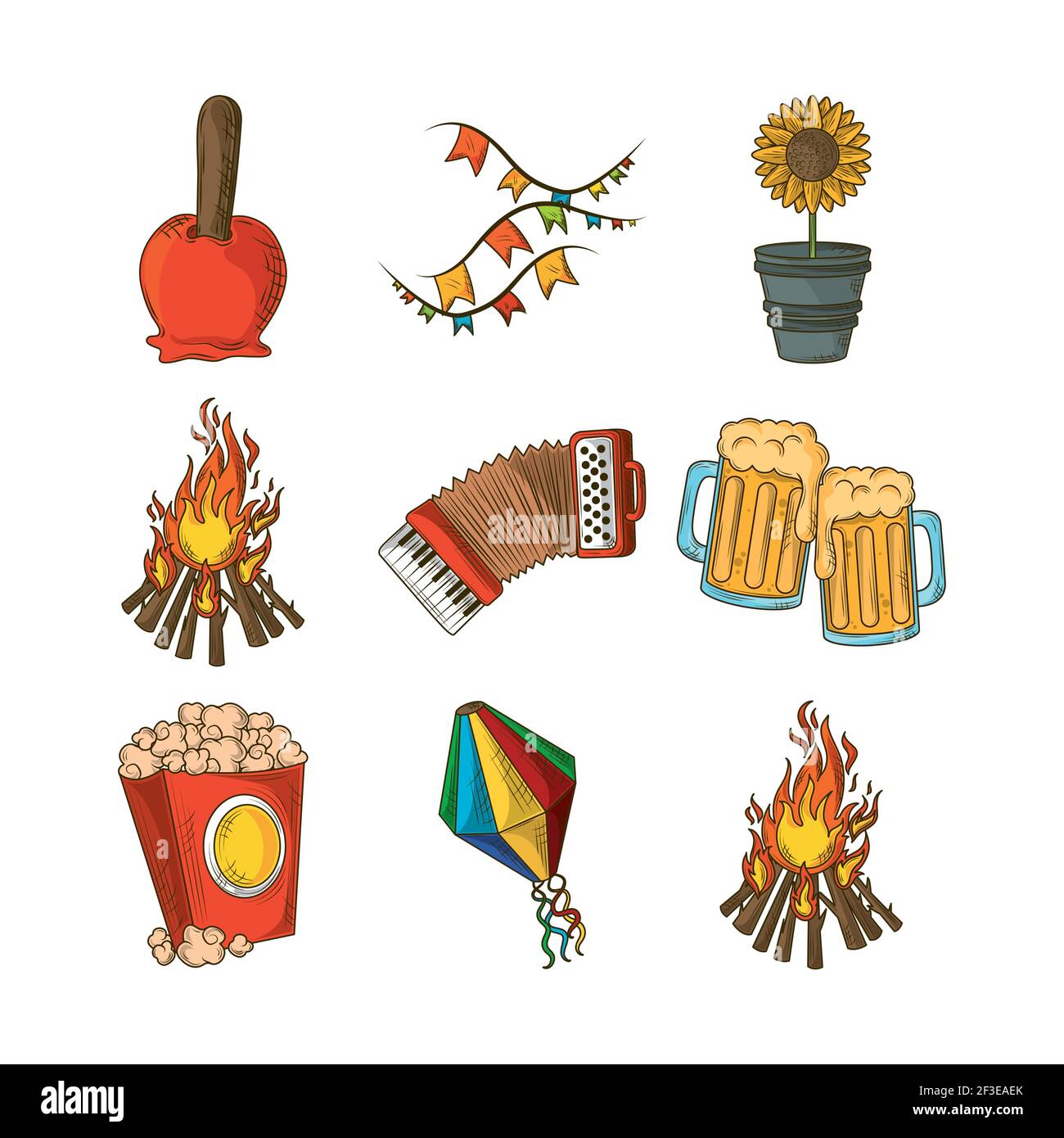 Celebrate bonfire Stock Vector Images - Alamy