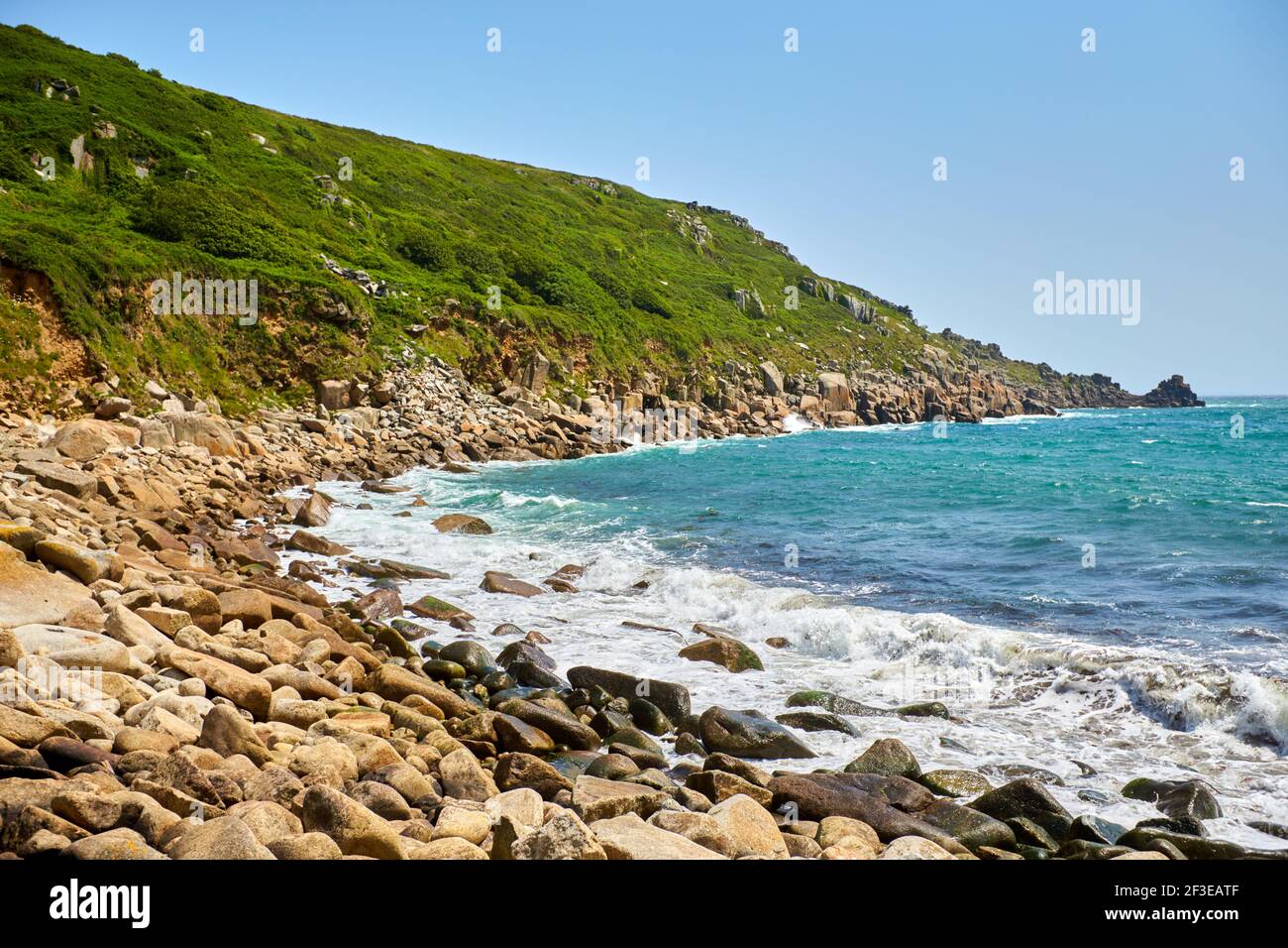 Lamorna cove cornwall hi-res stock photography and images - Alamy