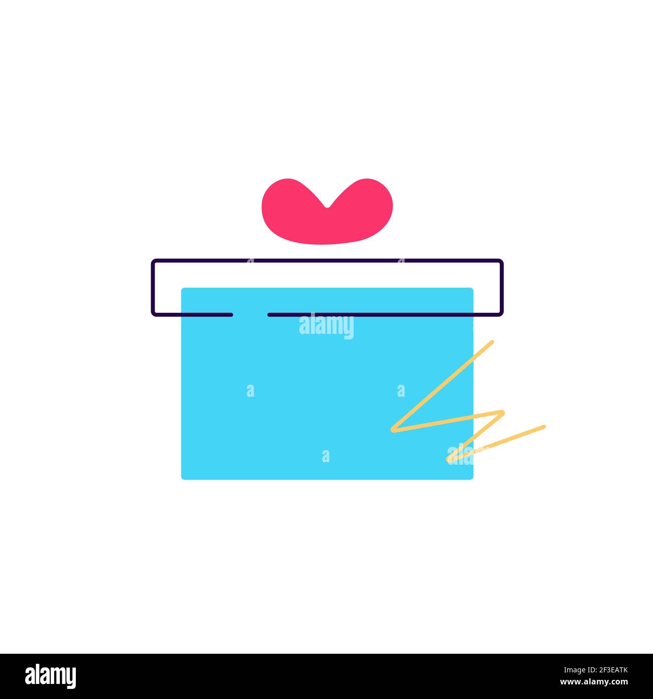 Present simple vector icon Cut Out Stock Images & Pictures - Alamy