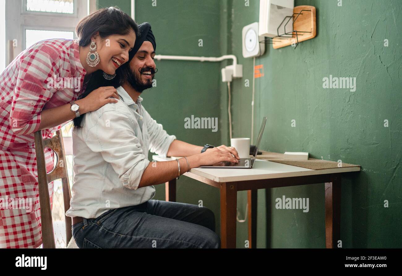 Happy indian family life hi-res stock photography and images - Alamy