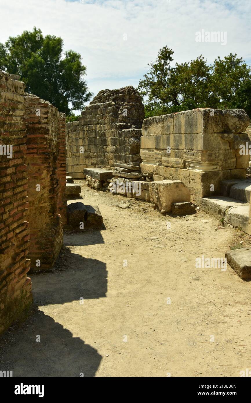Gortyna is the ruins of an ancient metropolis on the Greek island of ...