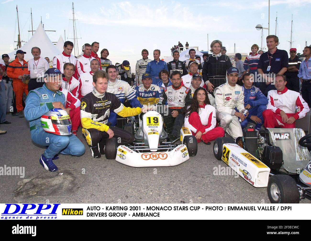 AUTO - KARTING 2001 - MONACO STARS CUP - PHOTO : EMMANUEL VALLEE / DPPI DRIVERS GROUP - AMBIANCE ...