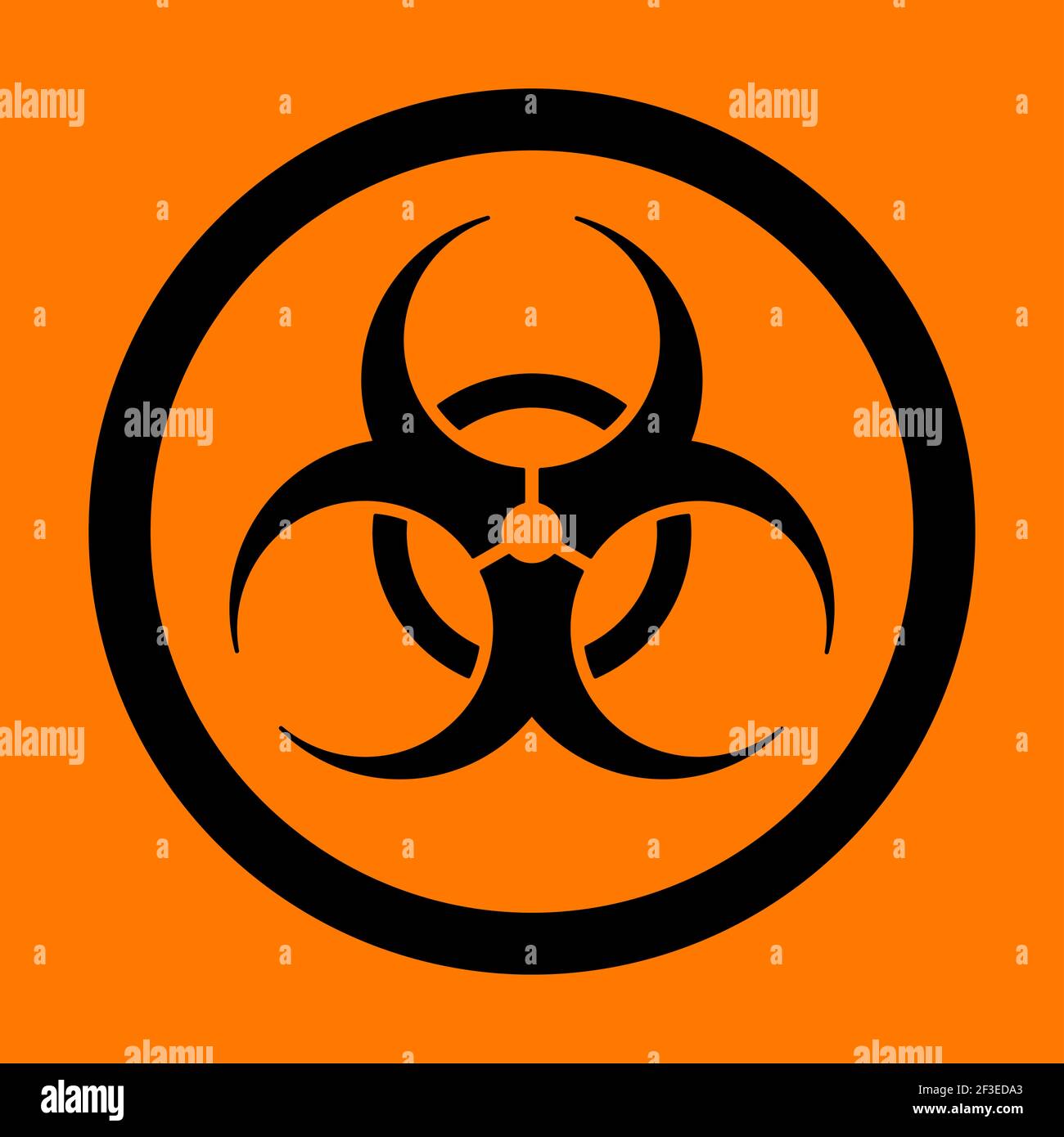 Biological Hazard or Biohazard Icon. Vector Image Stock Vector Image ...