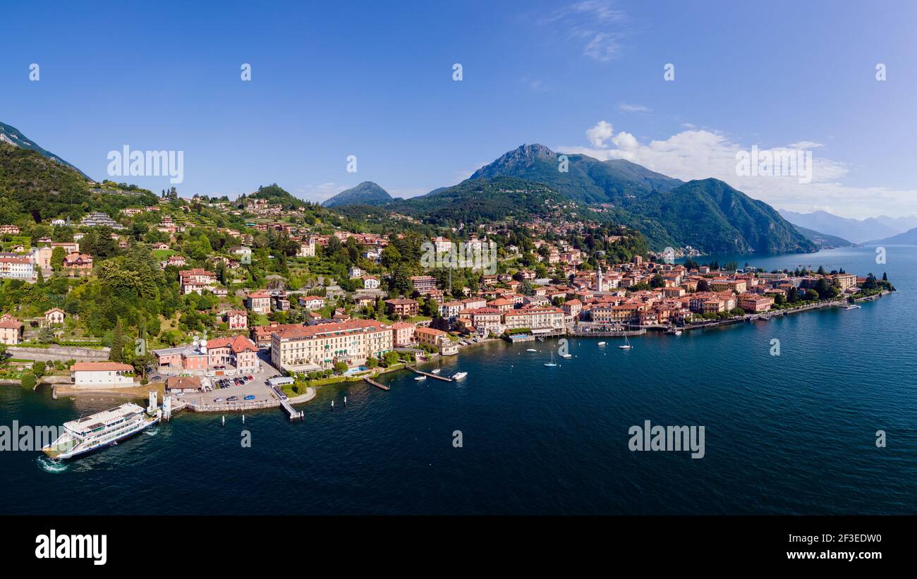Menaggio como lake aerial hi-res stock photography and images - Alamy