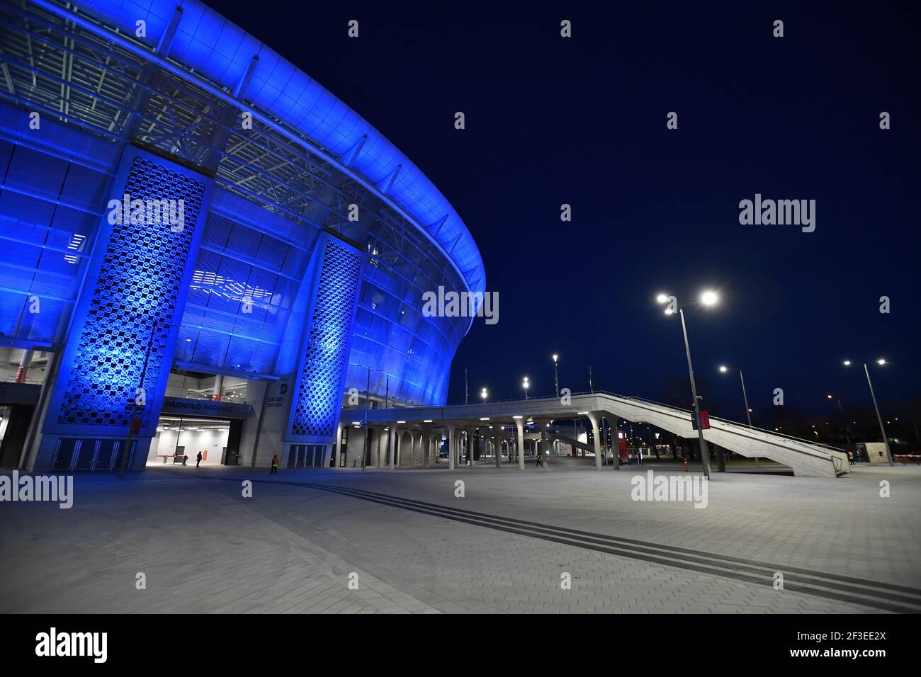 16 March 2021, Hungary, Budapest: Football: Champions League ...