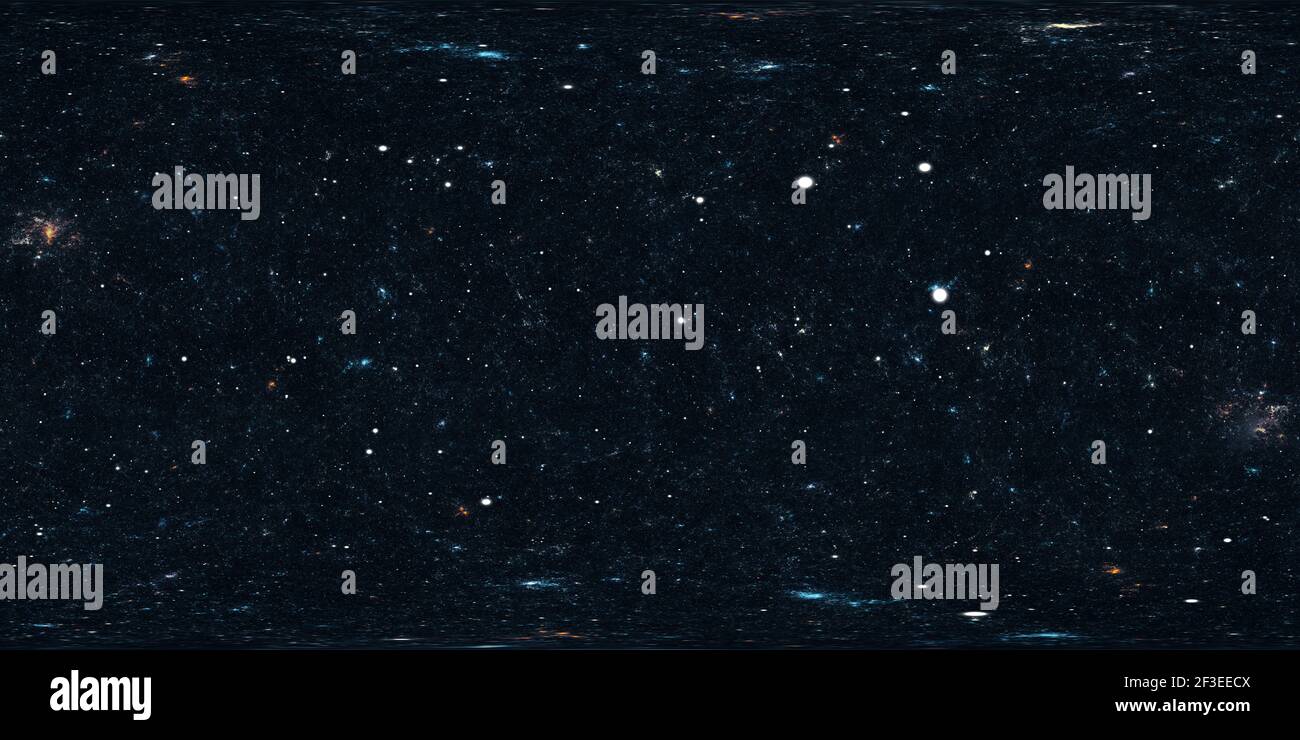 360 degree space background. Mysterious structures of the interstellar ...