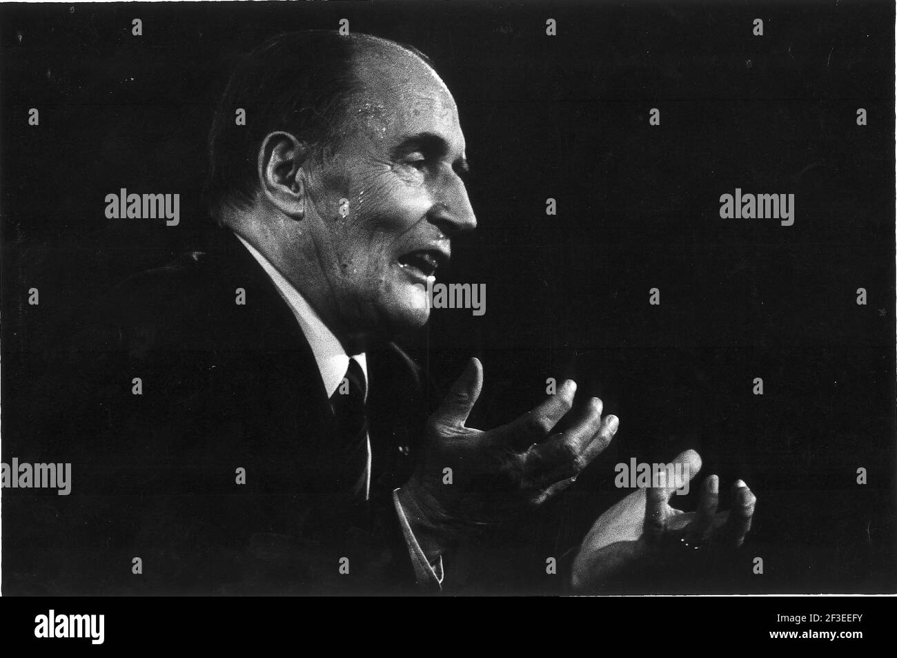 Francois Mittrerand at Remmes Stock Photo - Alamy