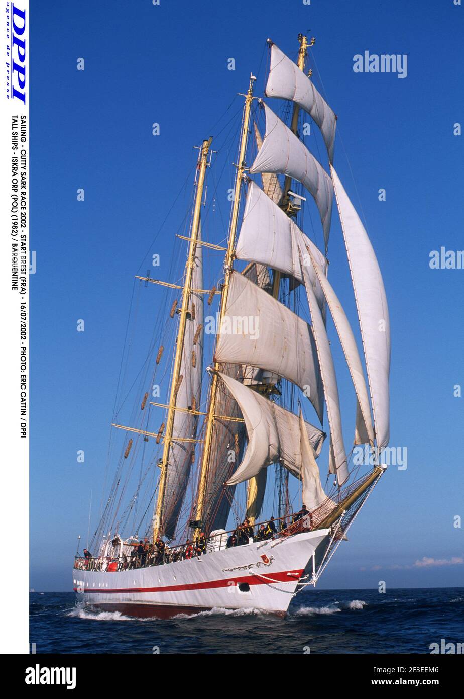SAILING - CUTTY SARK RACE 2002 - START BREST (FRA) - 16/07/2002 - PHOTO ...