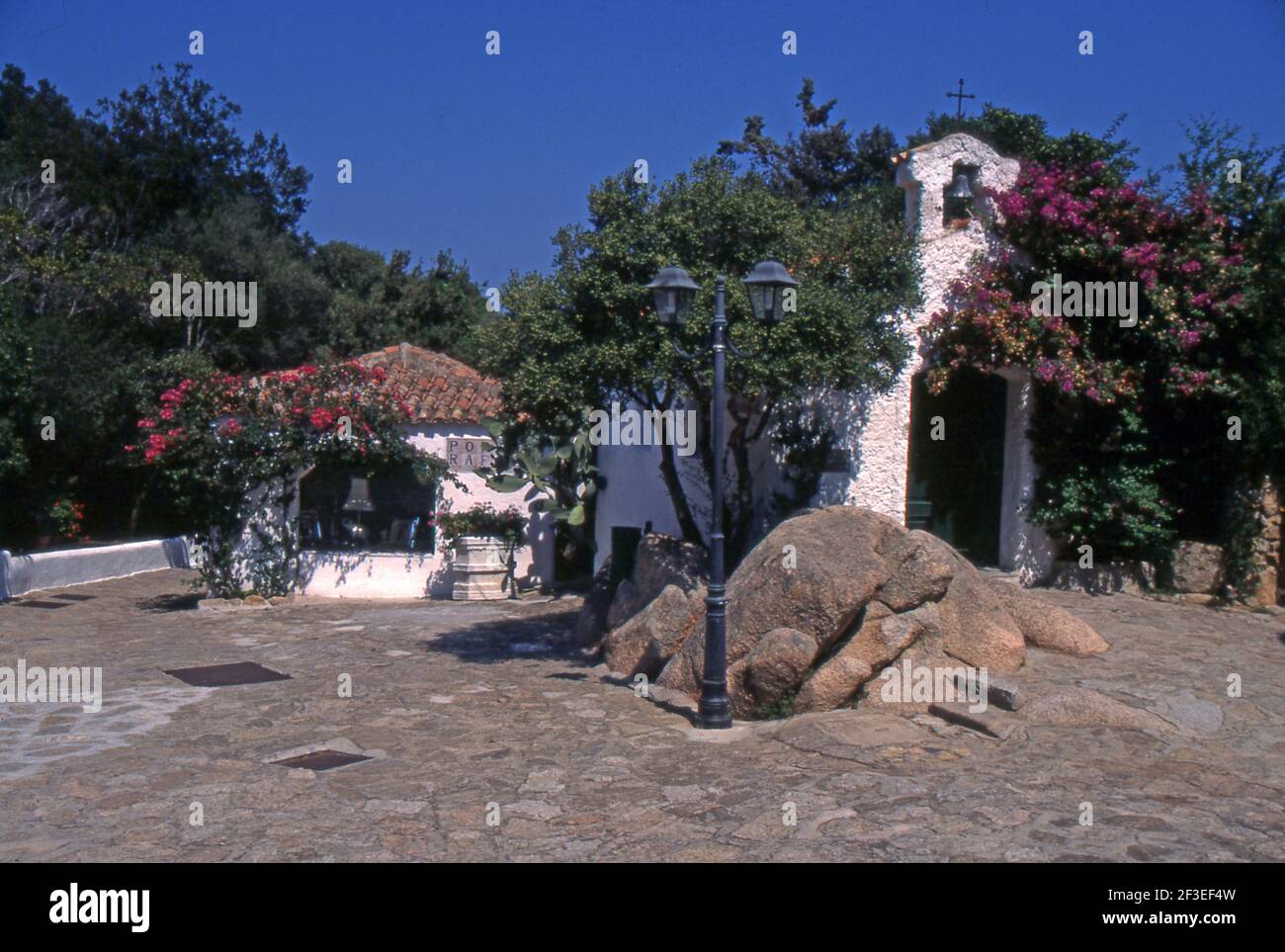 Porto Rafael, Palau, Sardinia, Italy. Santa Rita church Stock Photo - Alamy