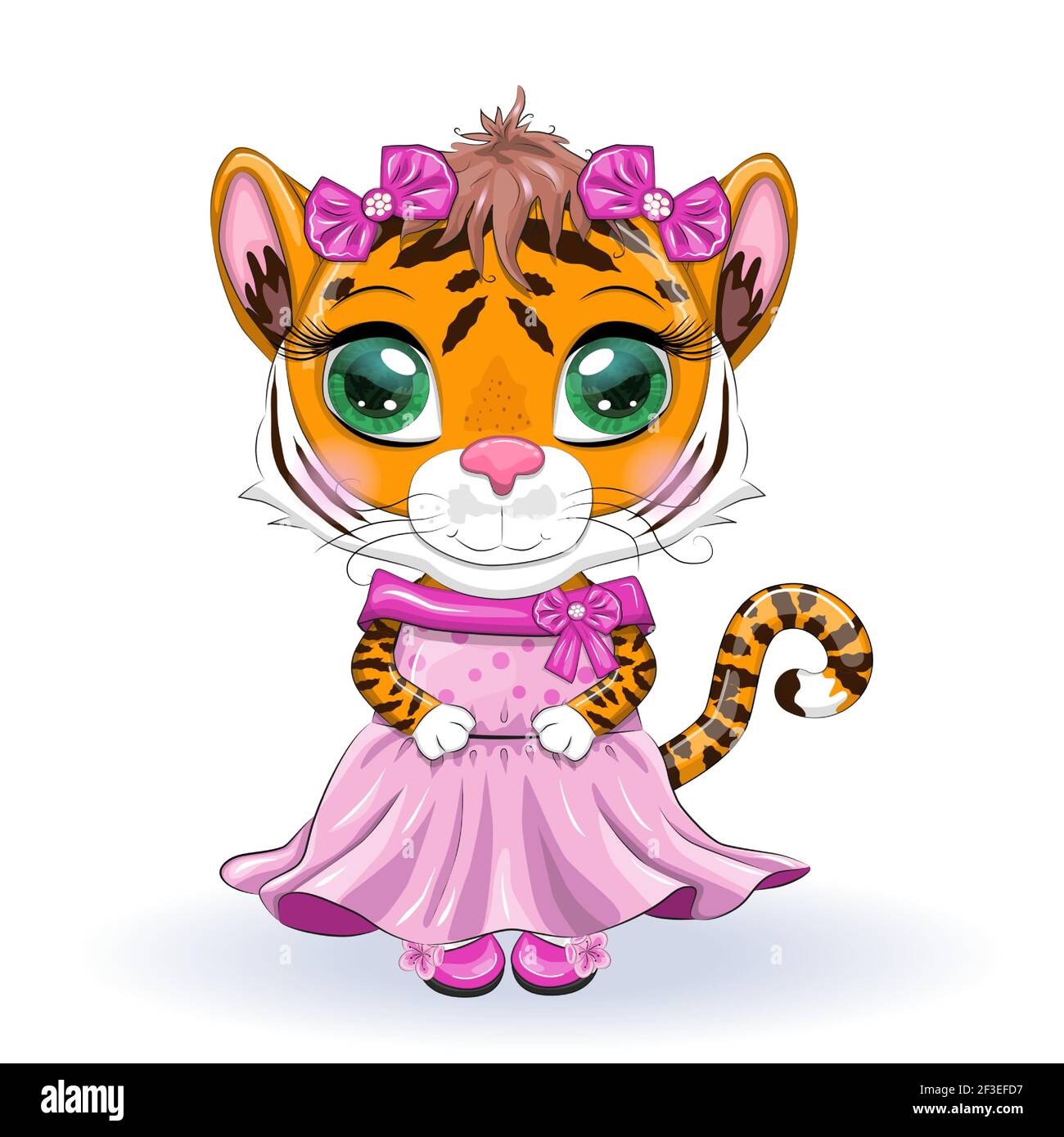 Female Tiger Vector