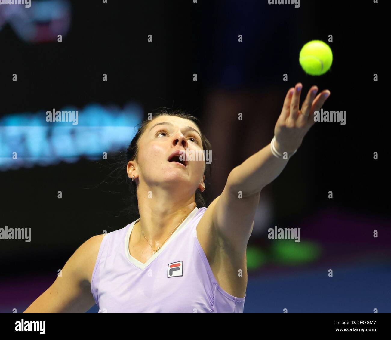 Saint Petersburg, Russia - 16 March 2021: Margarita Gasparyan of Russia ...