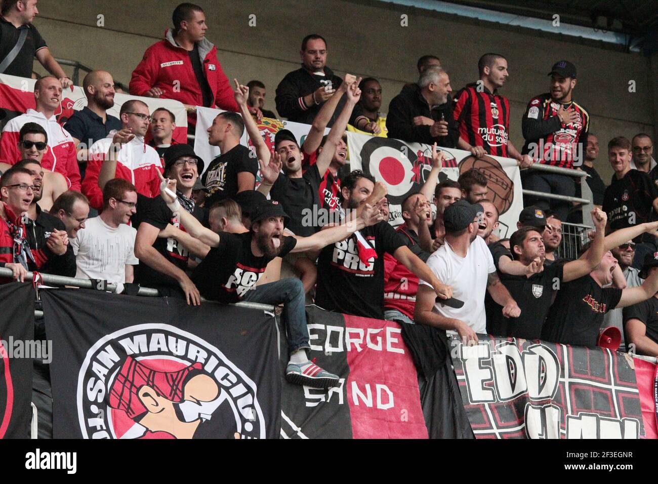 Troyes fans football hi-res stock photography and images - Alamy