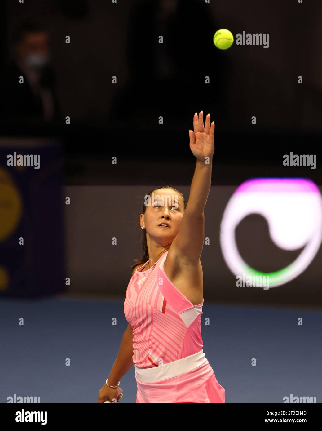 Saint Petersburg, Russia - 15 March 2021: Tennis: Kamilla Rakhimova of ...