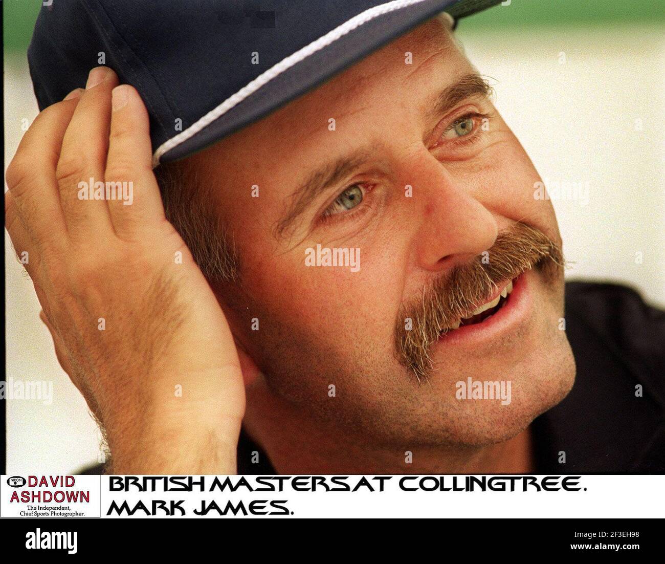 Mark James golf British Masters Golf Championship Stock Photo - Alamy