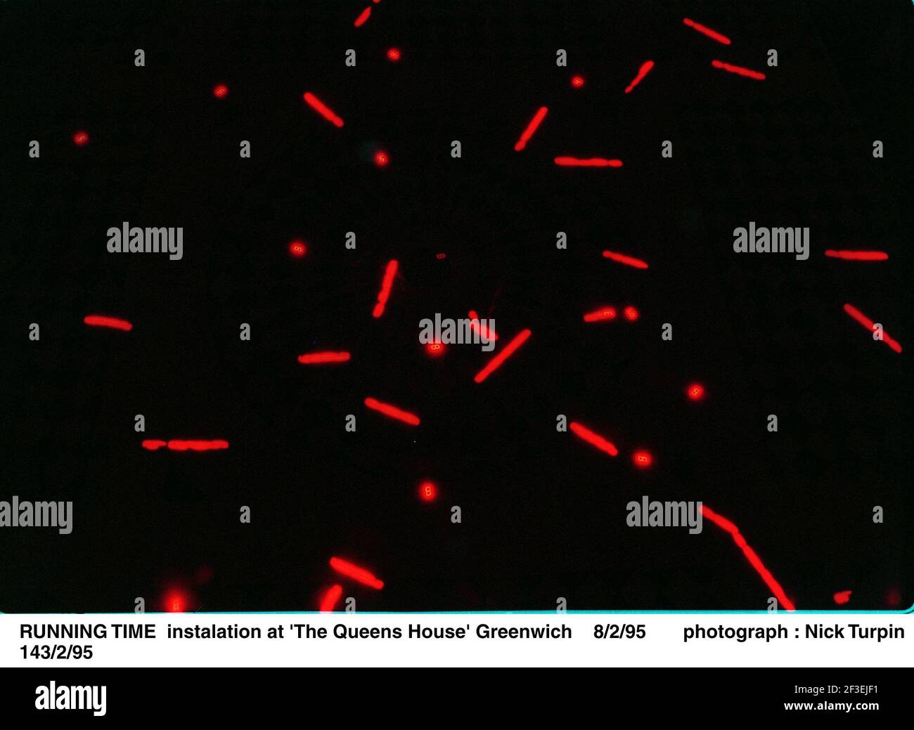 RUNNING TIME instalation at 'The Queens House' Greenwich EPD Nick ...