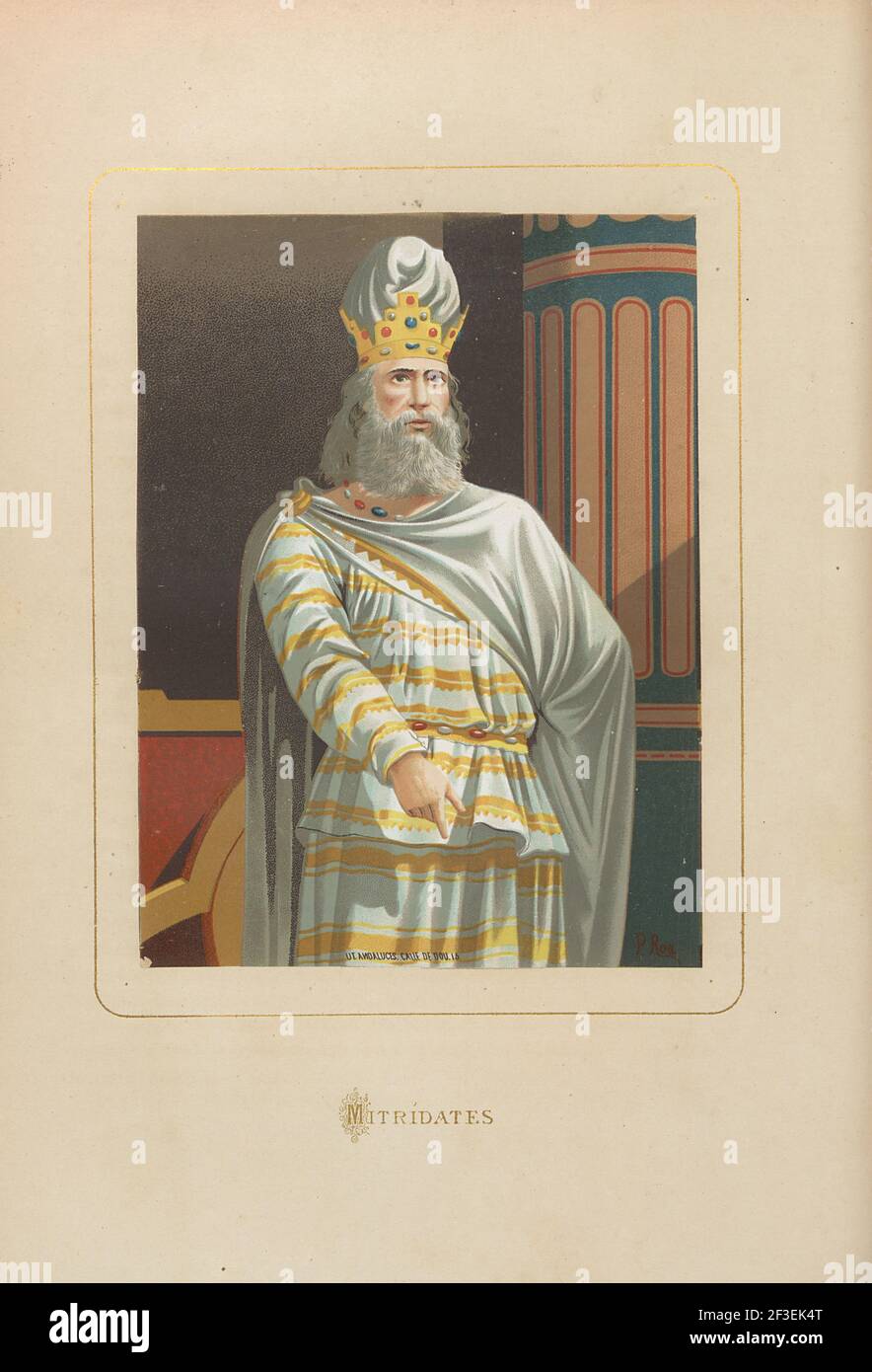 Mithridates. From: Hombres y mujeres ce?lebres de todos los tiempos by ...