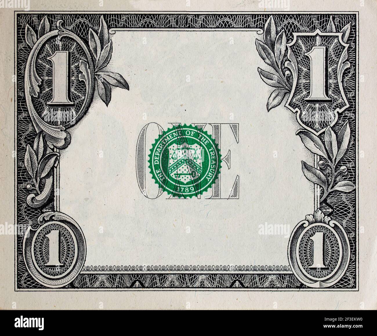 Modified decorative one dollar bill artwork for design purpose Stock ...