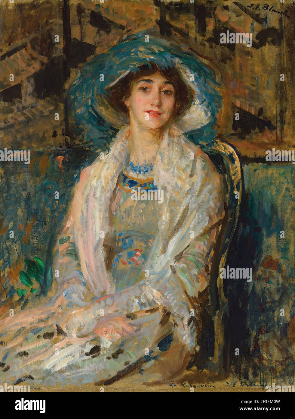 Portrait of the Ballet dancer Tamara Karsavina (1885-1978), 1928 ...