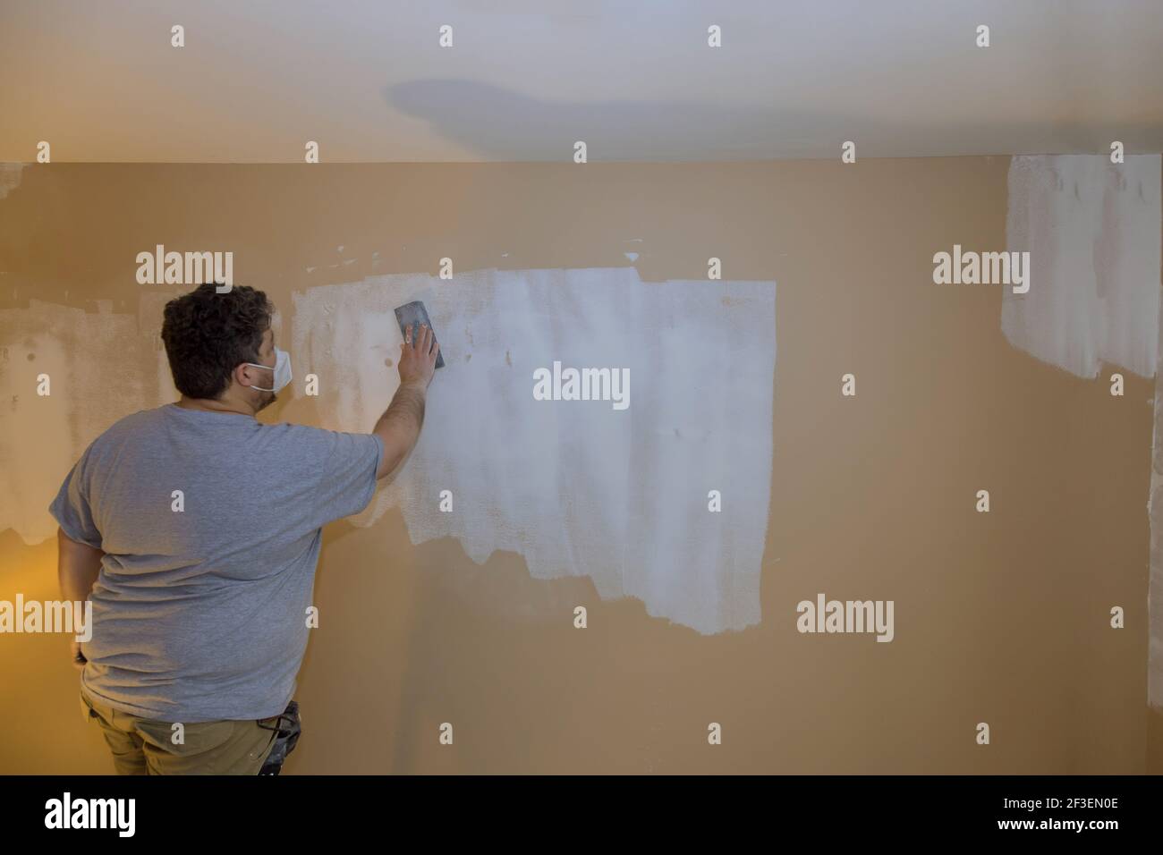 Sanding Plaster High Resolution Stock Photography and Images - Alamy