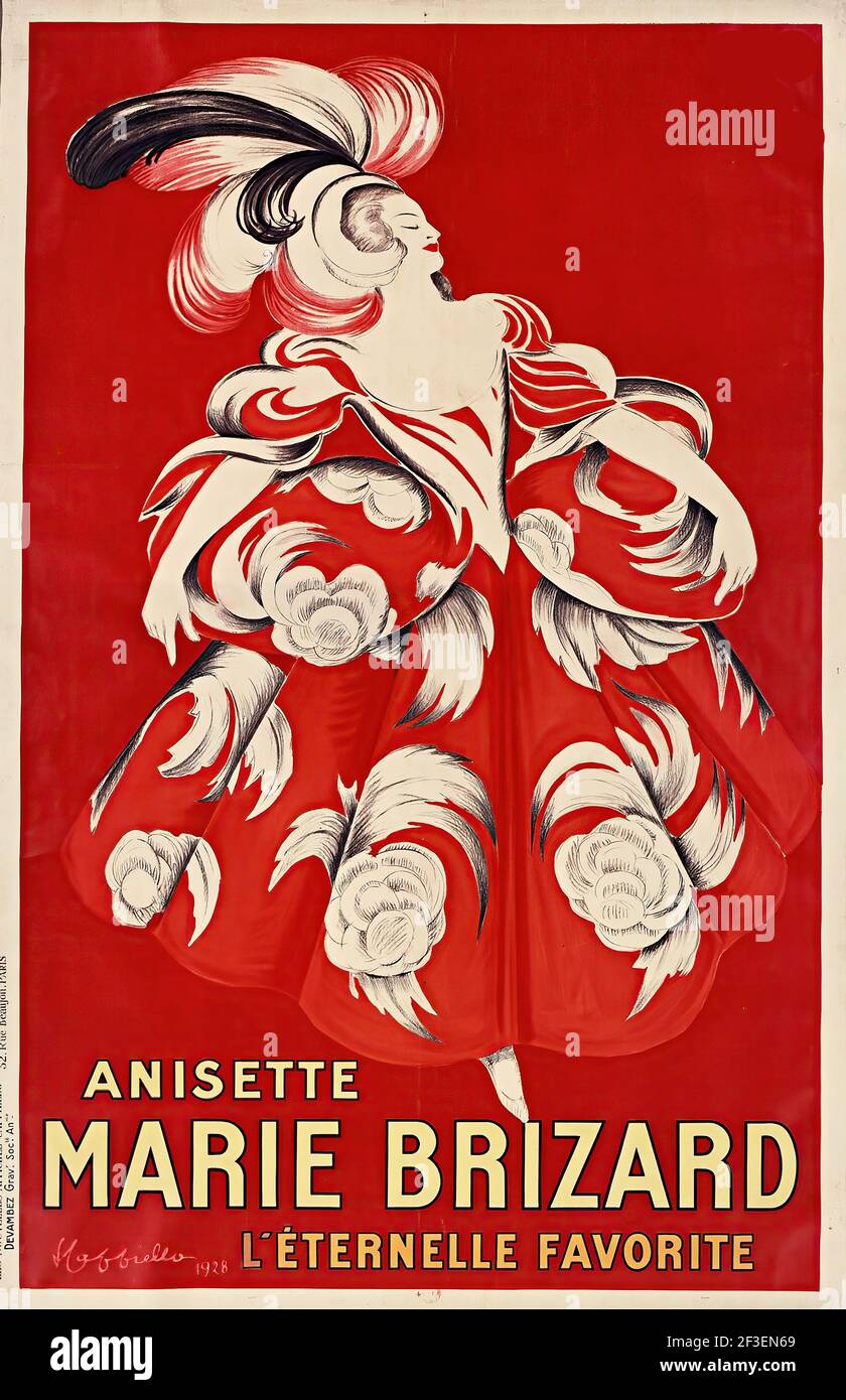 Anisette Marie Brizard , 1928. Private Collection Stock Photo - Alamy