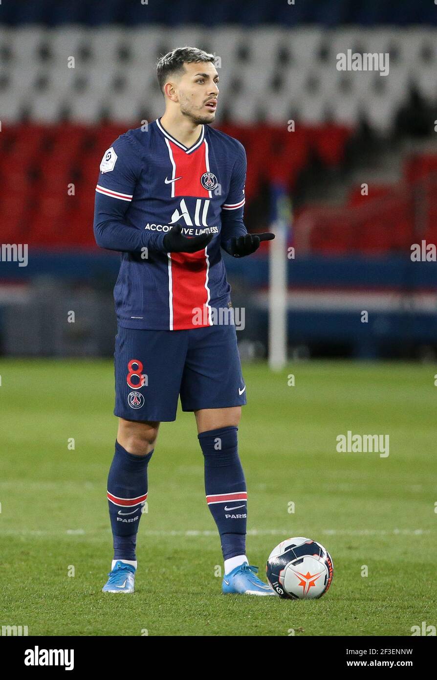 Leandro Paredes of PSG during the French championship Ligue 1 football ...