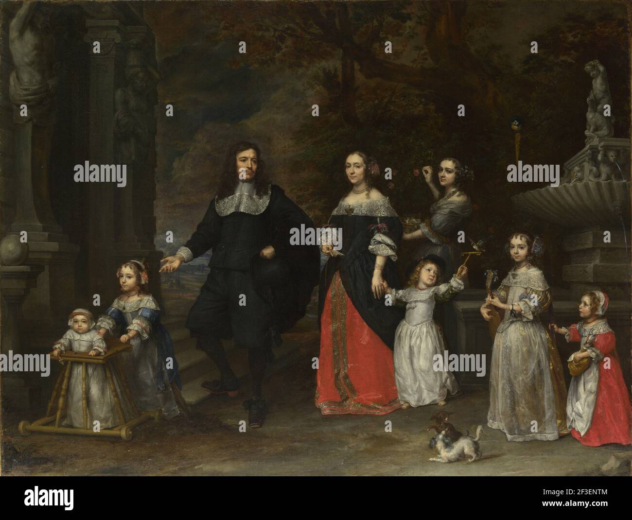A Family Group, ca 1664. Found in the collection of National Gallery ...