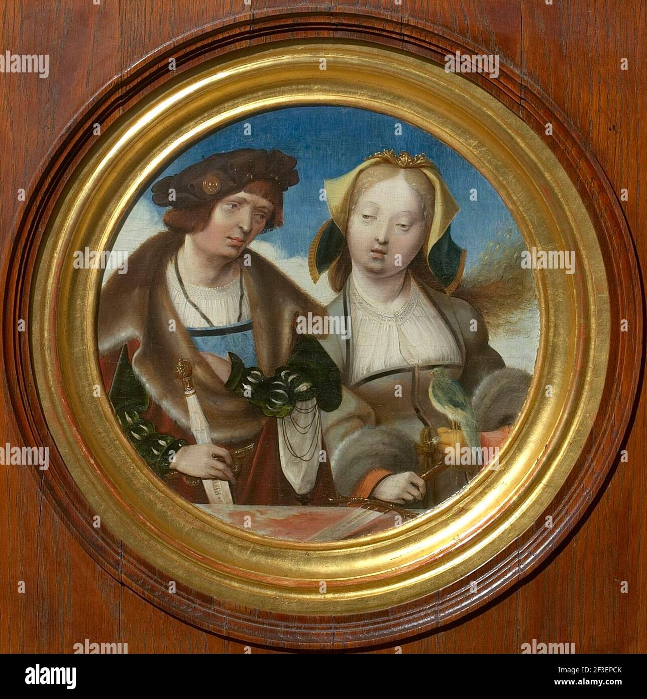 Saint Cecilia and Saint Valerian, c. 1520. Found in the collection of ...