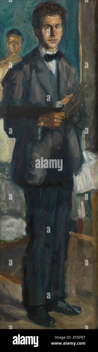 Self-portrait with a palette, 1906-1907. Found in the collection of ...