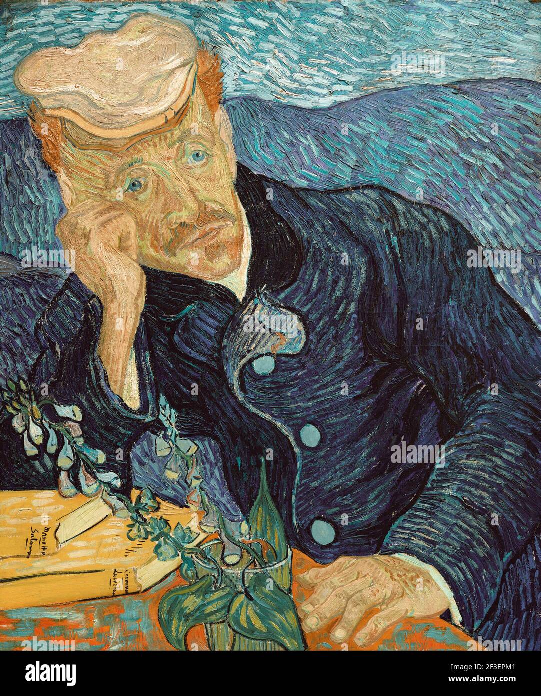 Portrait of Dr Paul Gachet, 1890. Private Collection Stock Photo - Alamy