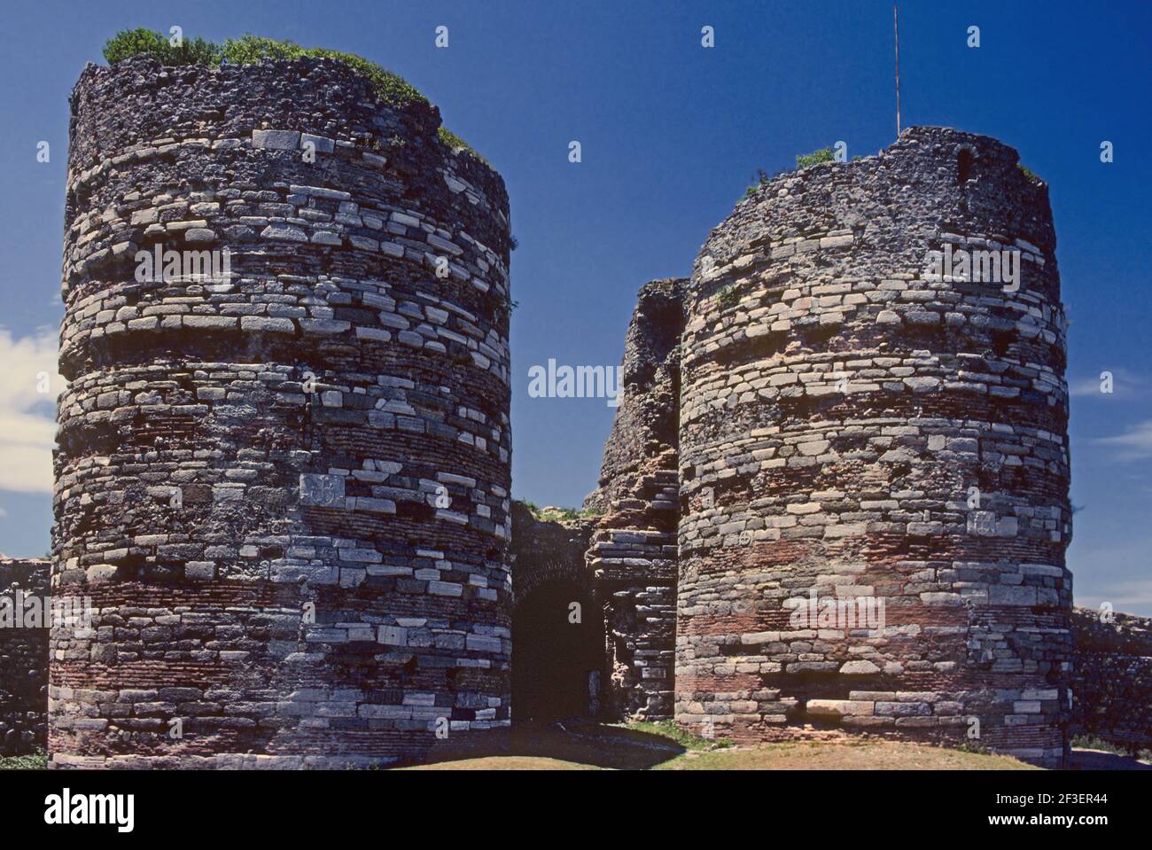 Yoros Castle Byzantine ruin Istanbul Turkey Stock Photo - Alamy
