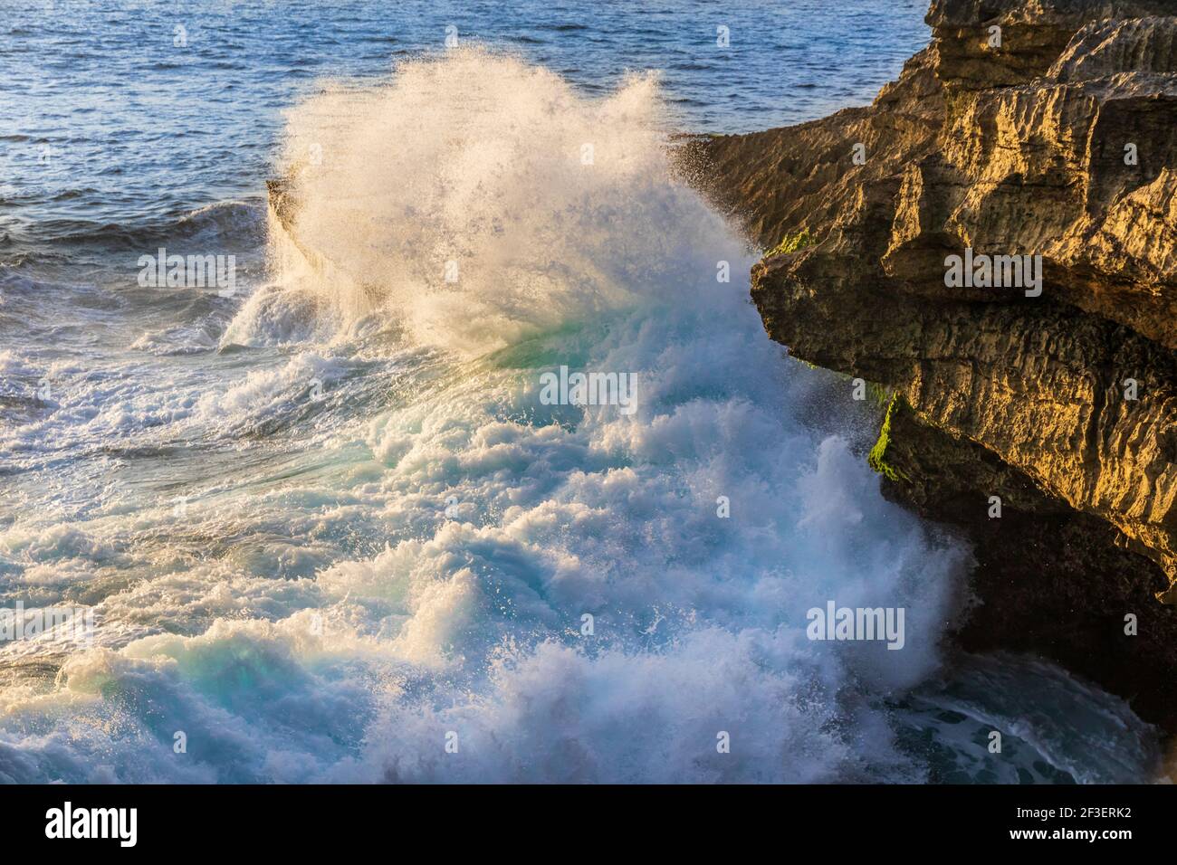 Wave Against The Cliff High Resolution Stock Photography and Images - Alamy