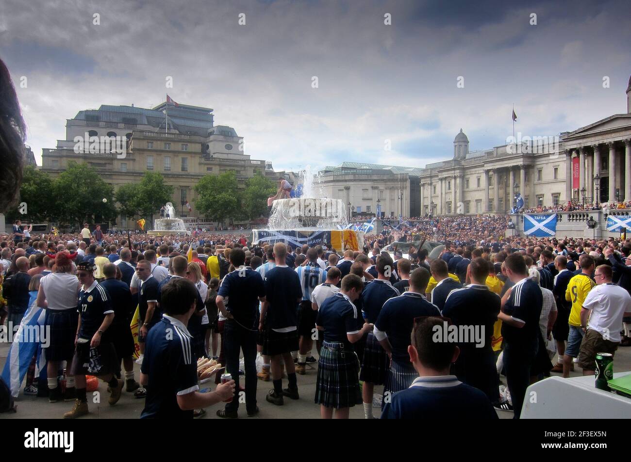 Scotland Supporters, London, England, UK Stock Photo - Alamy