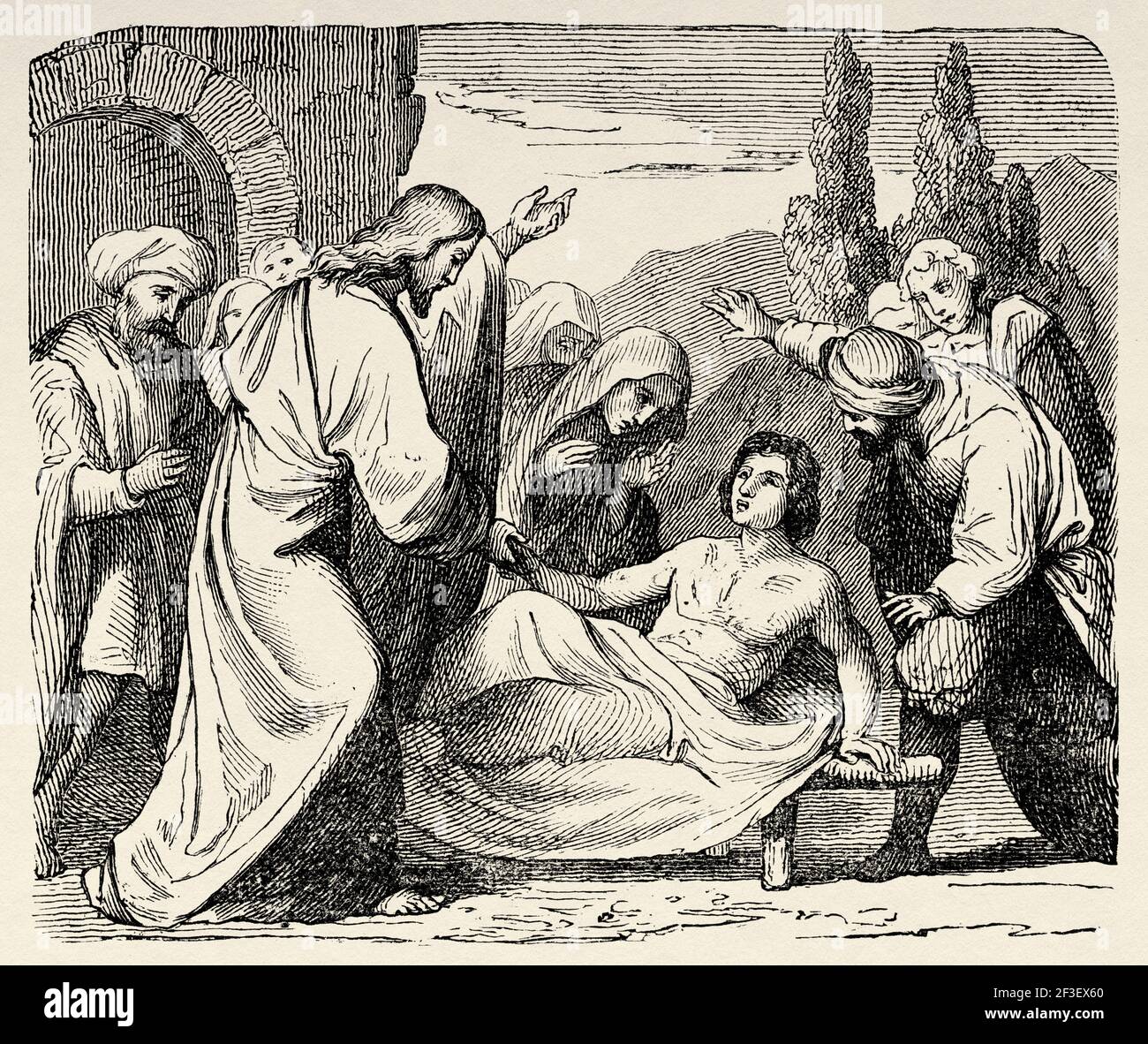 Raising jesus hi-res stock photography and images - Alamy