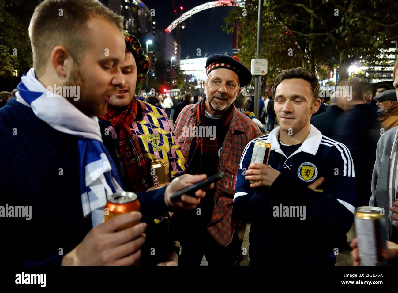Scotland Supporters, London, England, UK Stock Photo - Alamy