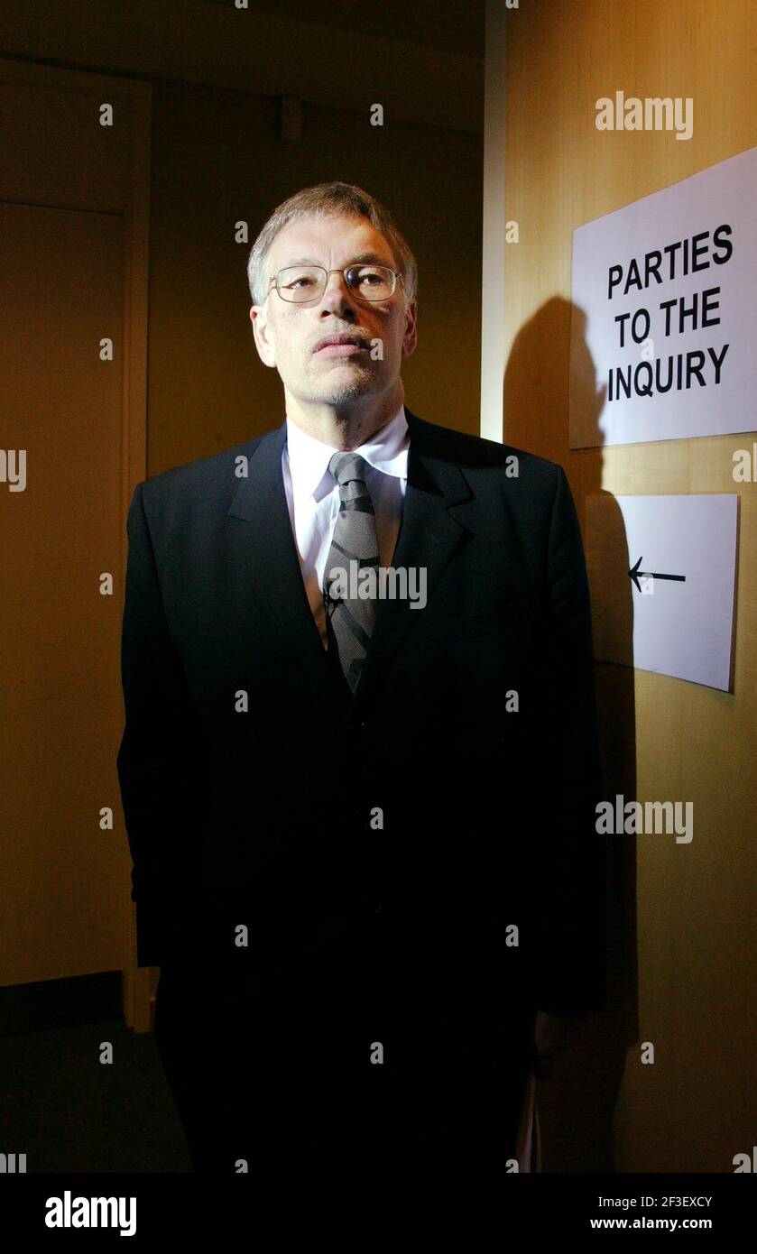 SIR MICHAEL BICHARD ARRIVES TO OPEN HIS INQUIRY ARISING FROM THE SOHAM ...