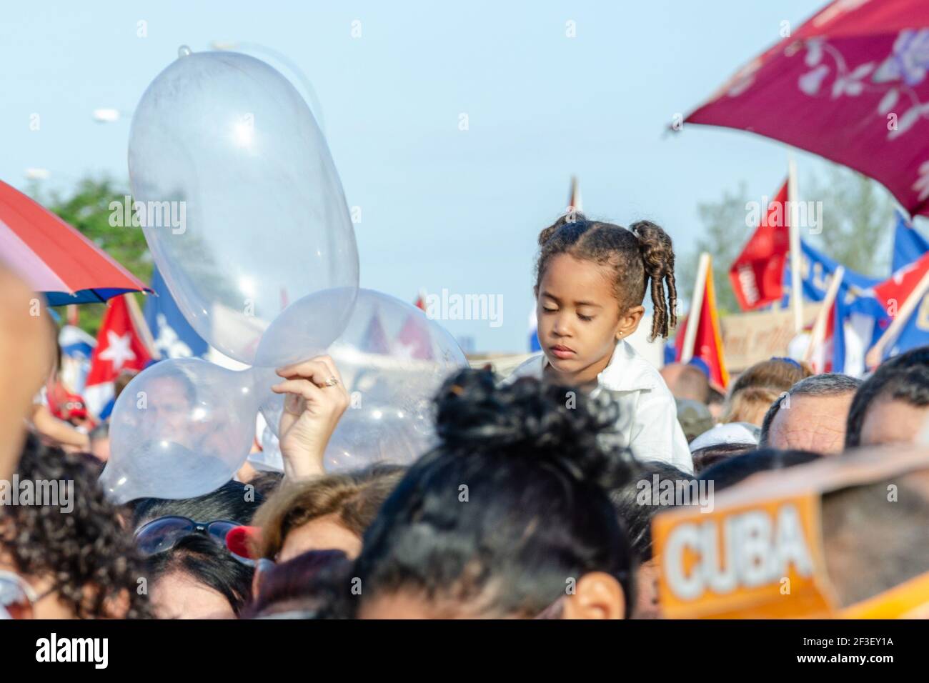 May Day Celebration, Santa Clara, Cuba Stock Photo - Alamy