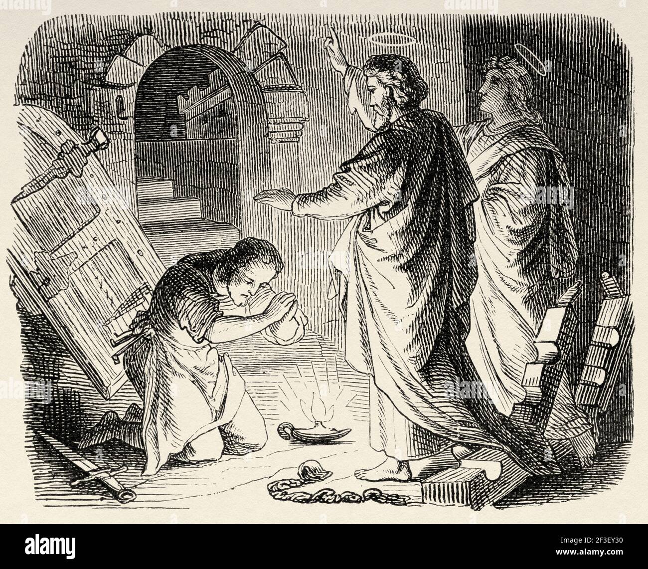 The second voyage of Saint Paul. New Testament, Old 19th century ...