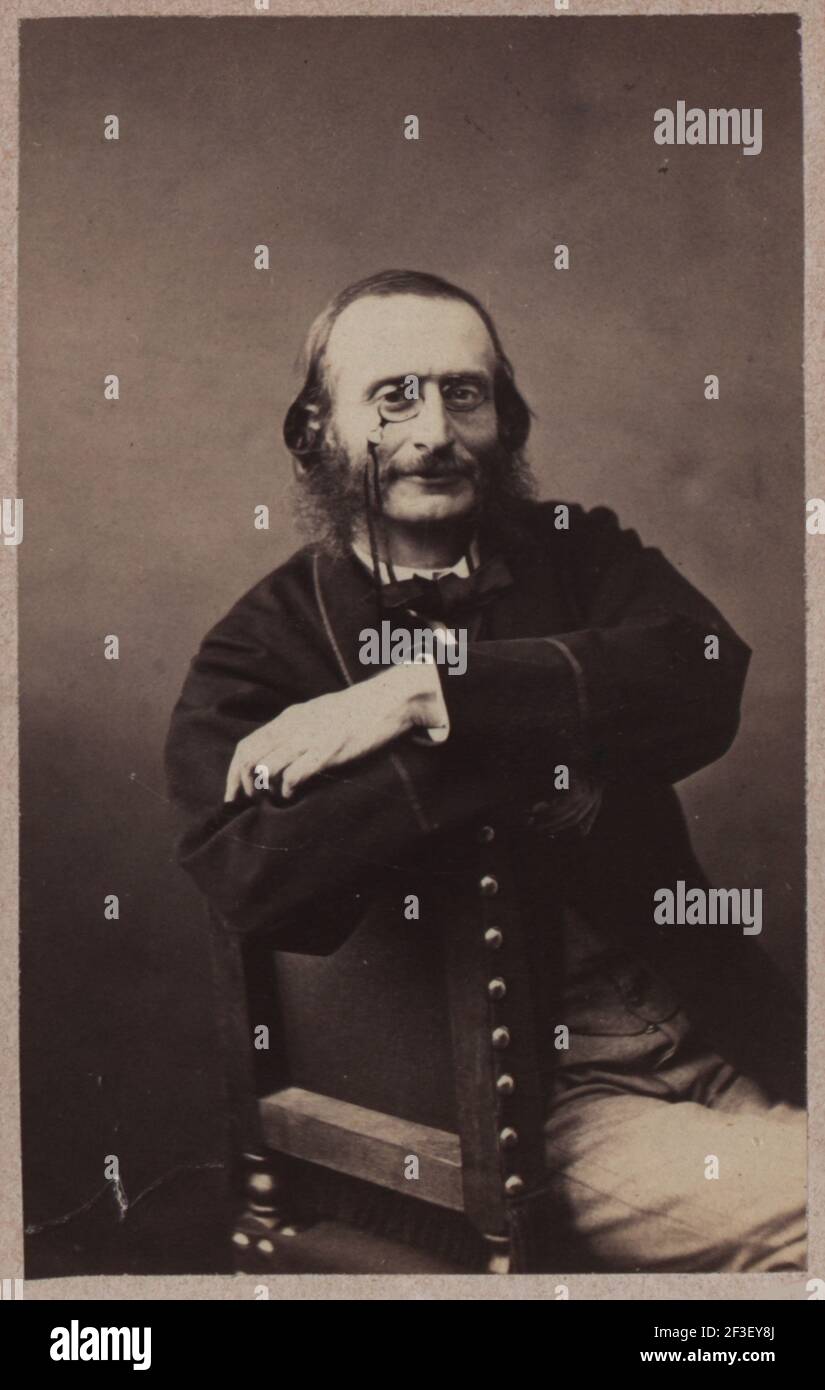 Portrait of Jacques Offenbach (1819-1880), ca 1860. Private Collection ...